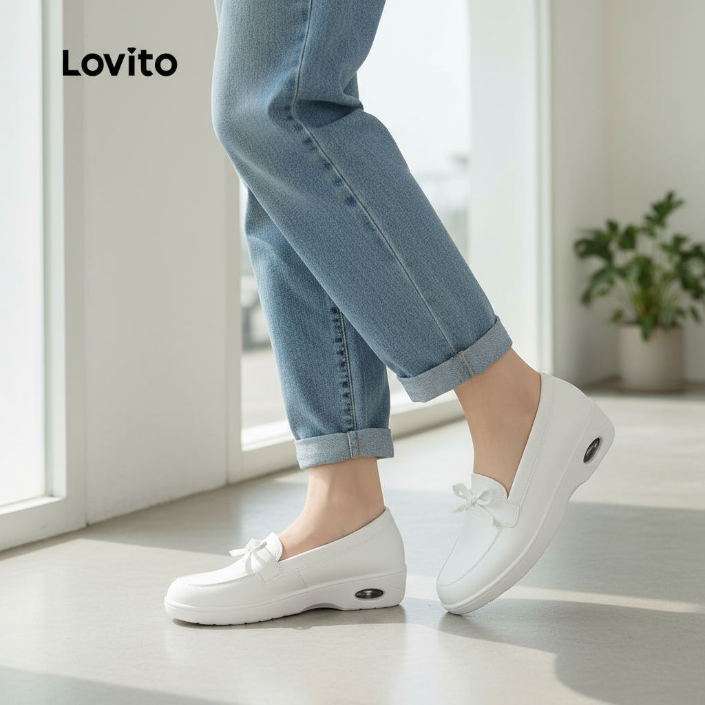 Lovito Kasut Bot Wanita Elegan dan Ringkas LFAS1024 | Shopee Malaysia