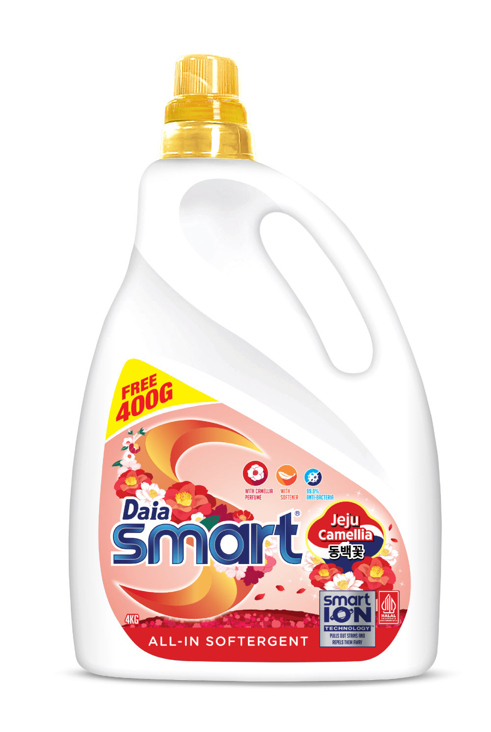 DAIA Smart All-in Softergent Jeju Camellia 3.6KG + 400G | Shopee Malaysia