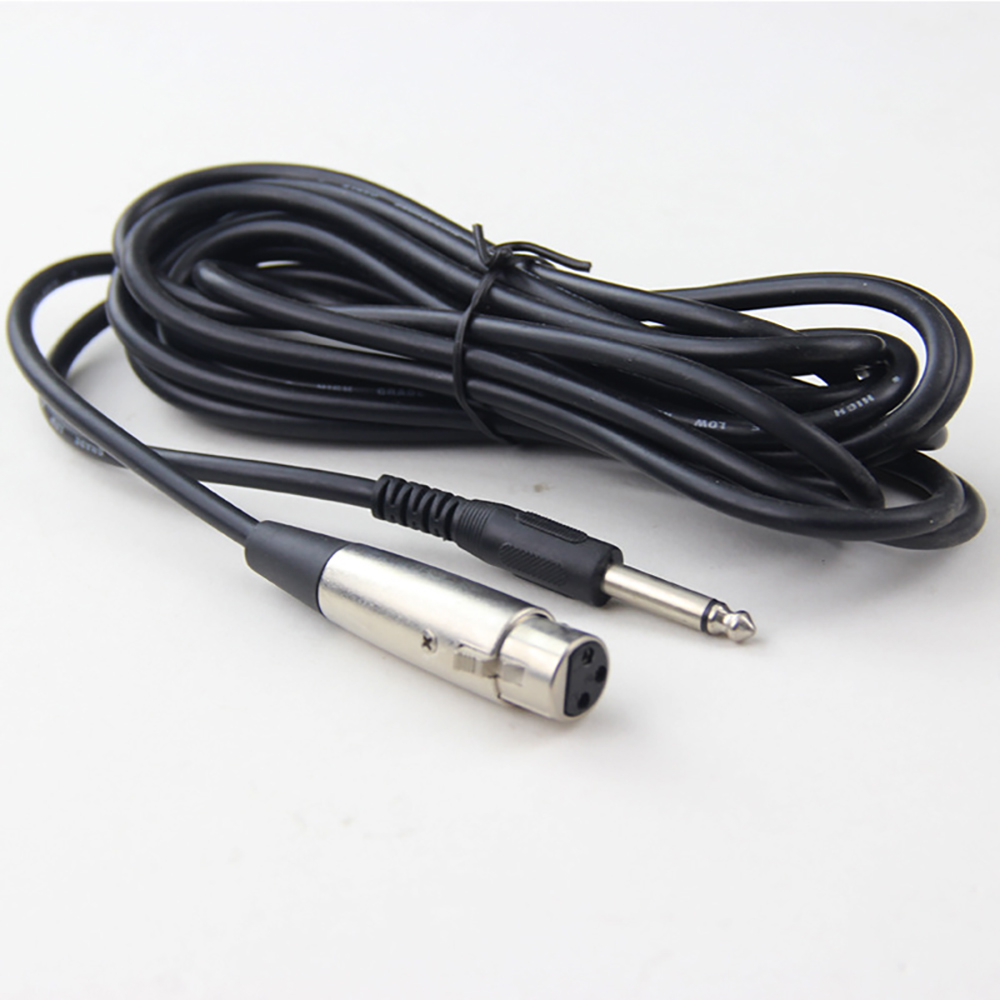 High Fidelity 6.35mm to XLR Audio Cable Pure Copper for Amplifier Mixer ...