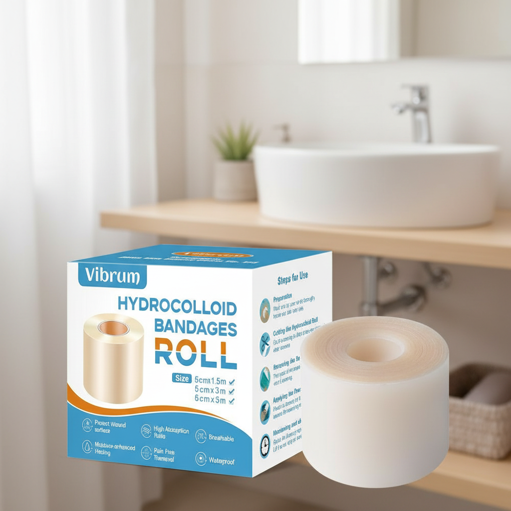 Hydrocolloid Scar Sheets, 5x150cm Bandage Roll, Soft Tape for Keloid ...