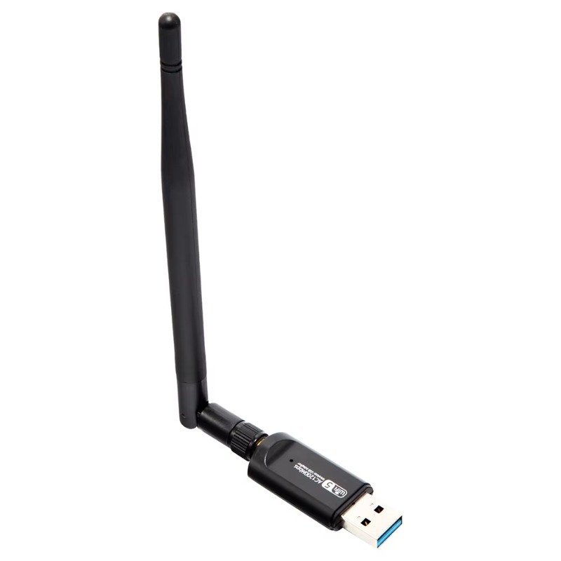 Dual-Band 5.8G 2.4G USB WiFi Adapter 11AC 1200Mbps External Receiver ...