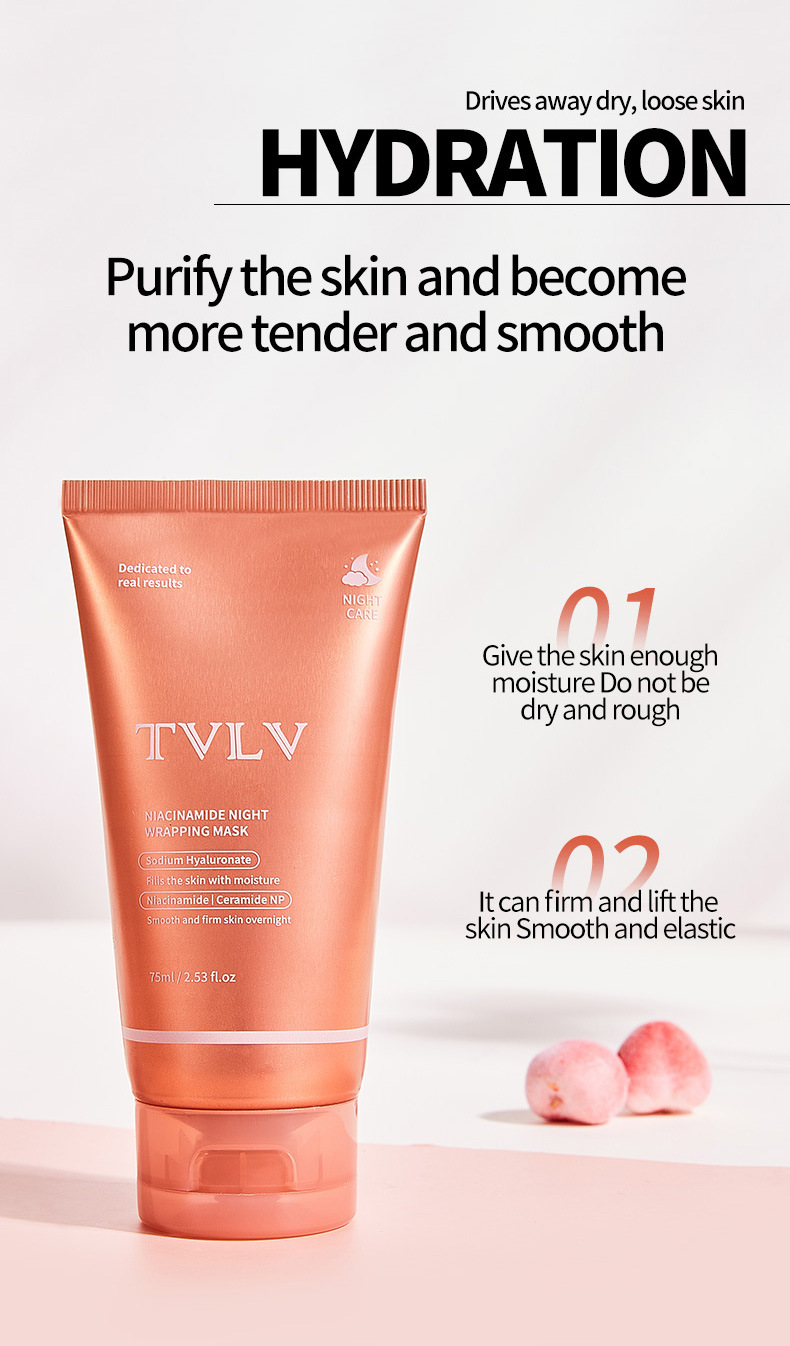 TVLV Niacinamide Collagen Peel-off Mask | Night Repair | Deep Hydrate ...