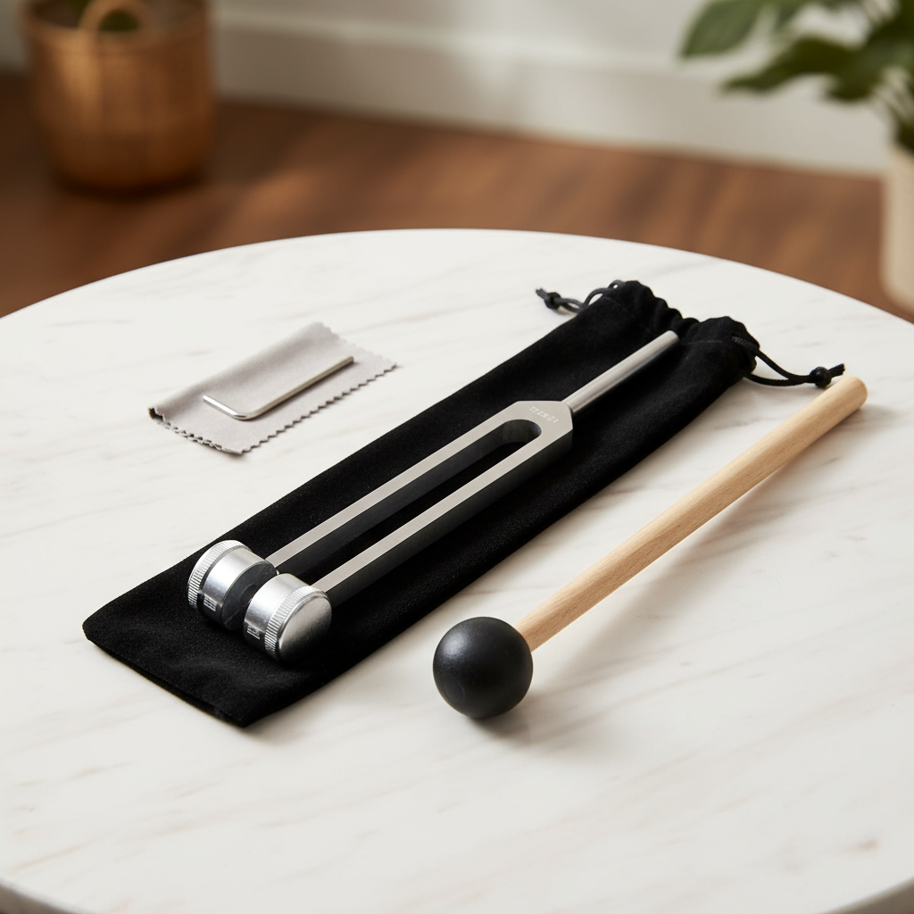 128Hz Sound Healing Tuning Fork for Stress Reduction and Ear Testing ...