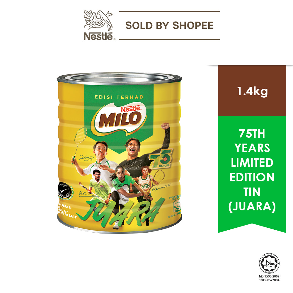 NESTLE Milo Activ-Go Tin Limited Edition Juara 1.4kg (Halal) | Shopee ...