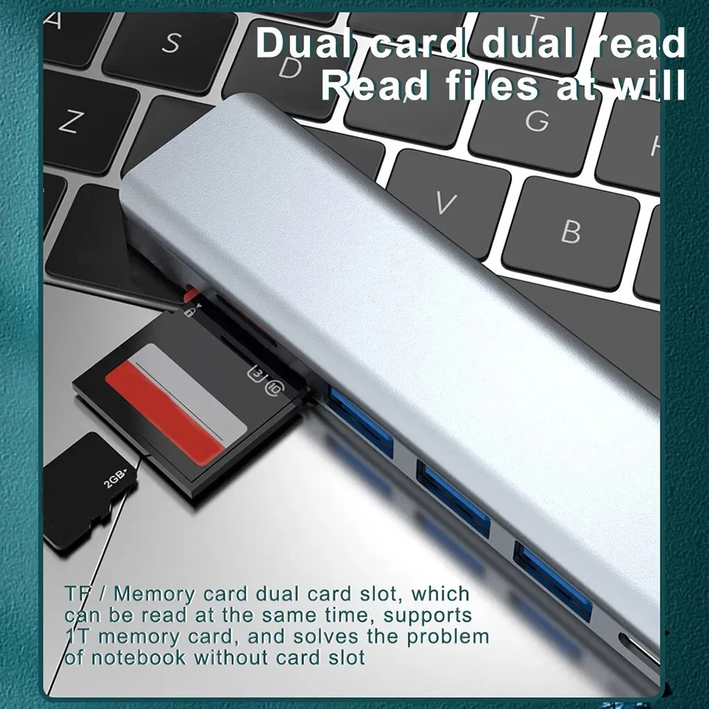 41USB C,HDMI,71Type-C,MacBookPC。 4 dalam 1 Premium USB C Dok Stesen ...