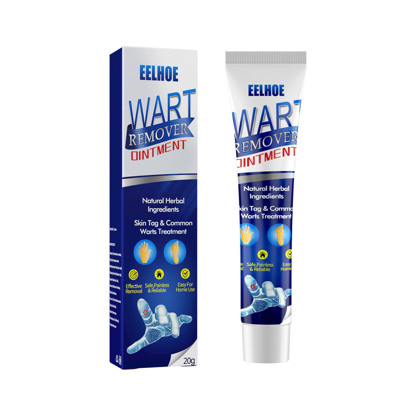 Skin Tags Smooth Cream 20g - Painless Mole Skin Dark Spot Warts Smooth ...