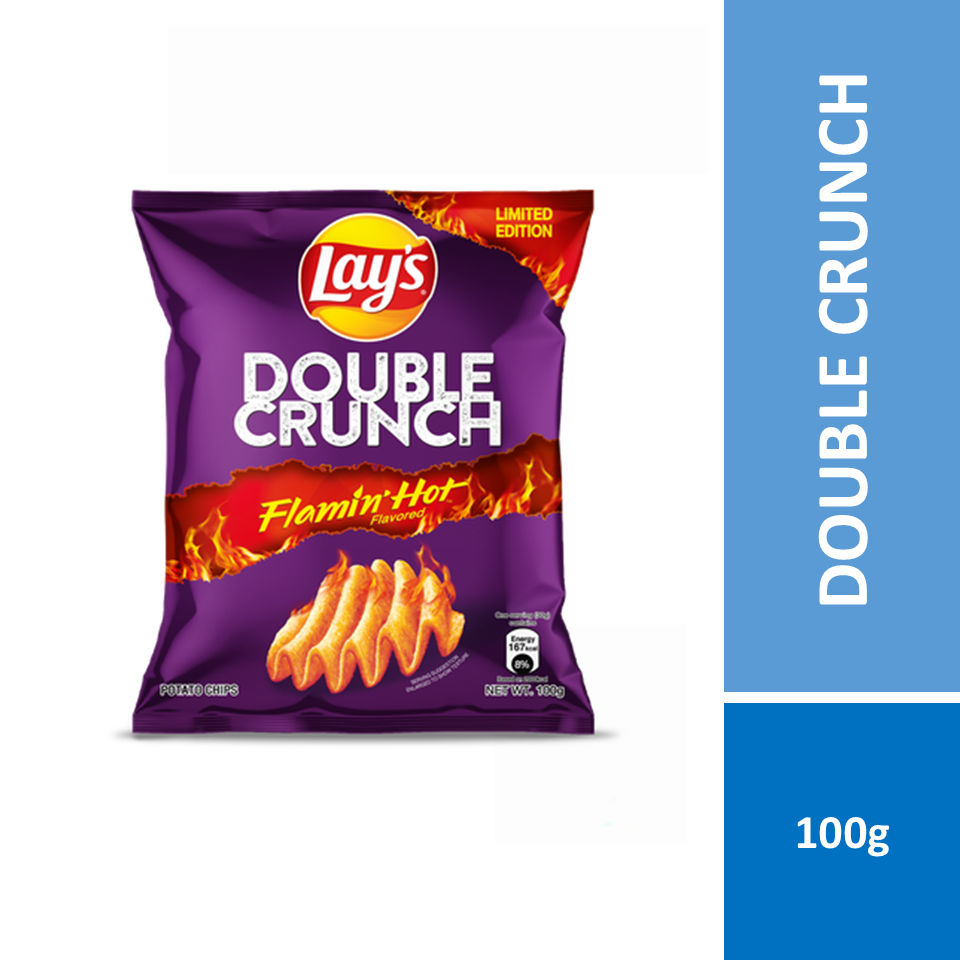 LAYS DOUBLE CRUNCH FLAMIN' HOT 100G | Shopee Malaysia