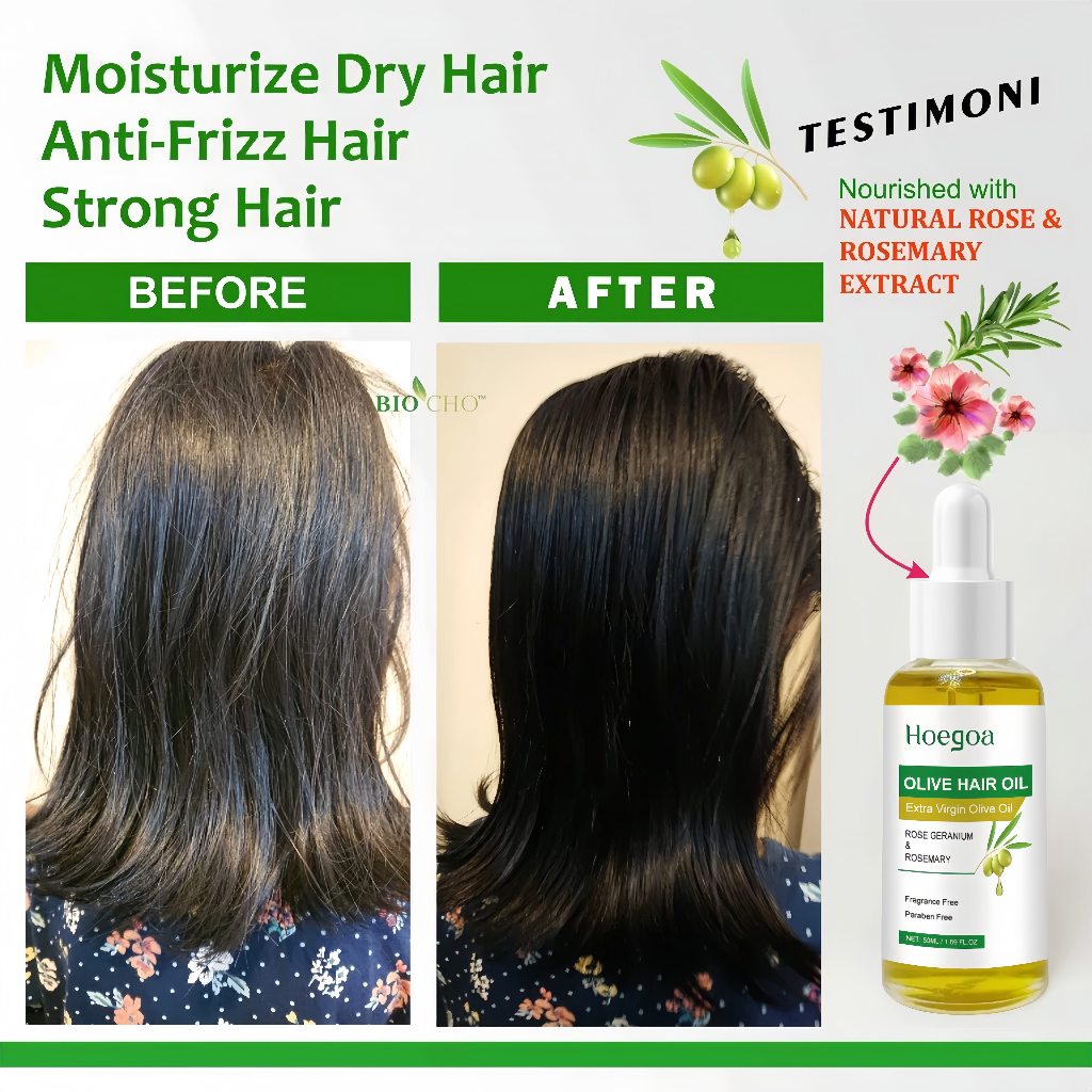 Original Olive Hair Oil/Hoegoa Olive Hair Oil/Rose Geranium Olive Hair ...