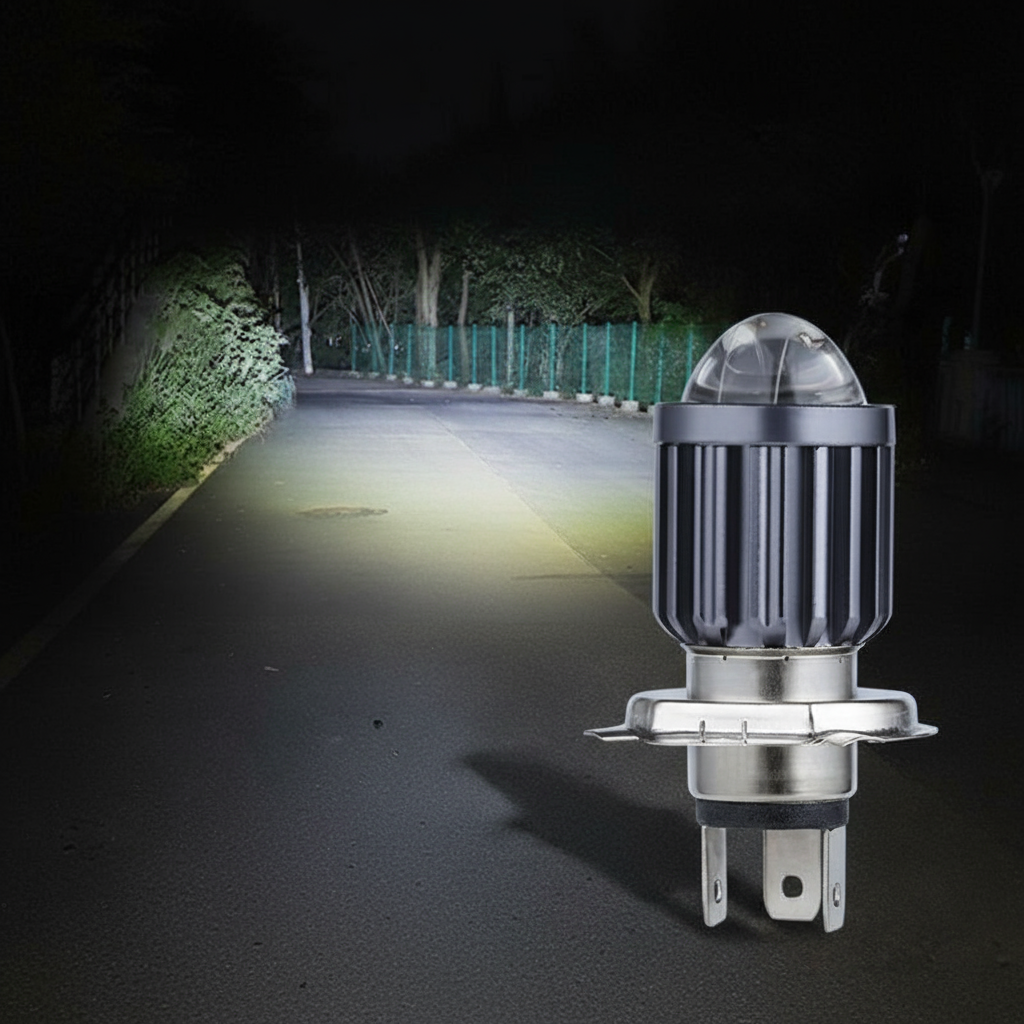 Super Bright H4 LED Headlight Bulb | 12V-80V | High/Low Beam | Upgrade ...
