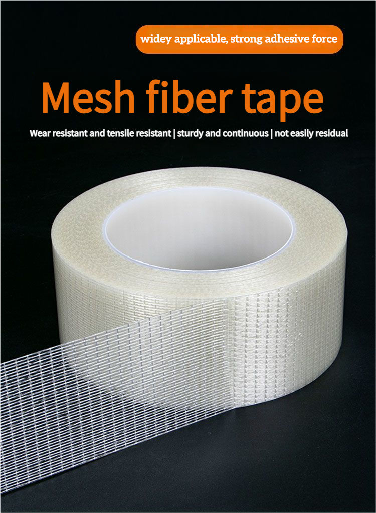 Grid Fiber Mesh Cloth Grid Self-adhesive Wall Crack Prevention Mesh ...