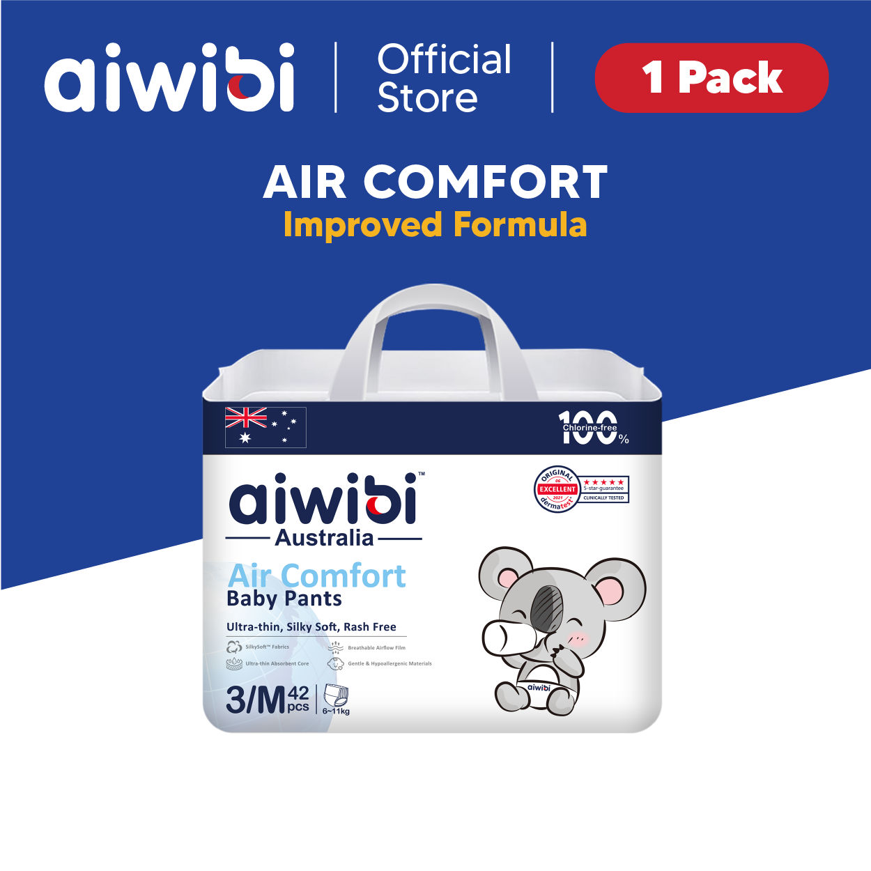 Aiwibi Baby Air Comfort Pant Diapers (1Pack) | Shopee Malaysia