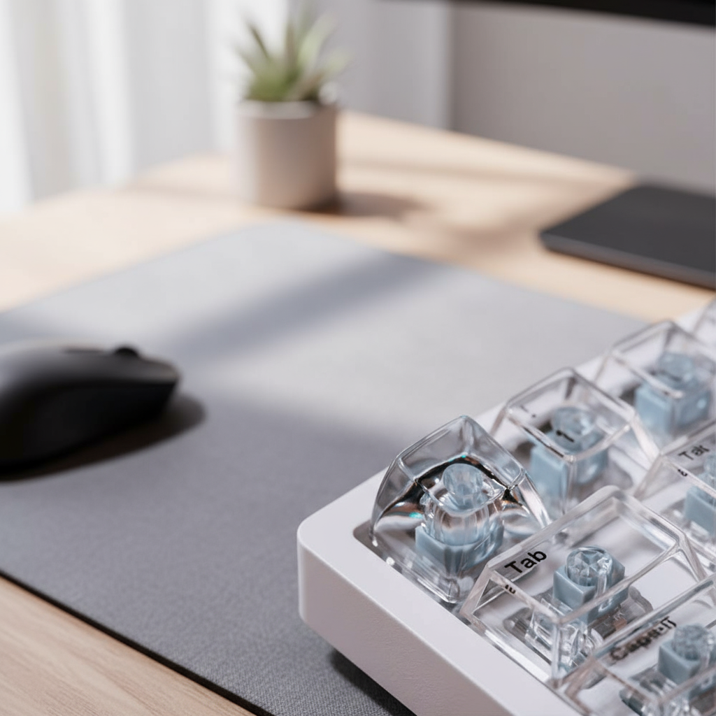 Clear mechanical keyboard keycaps, (only keycaps) crystal backlit ...
