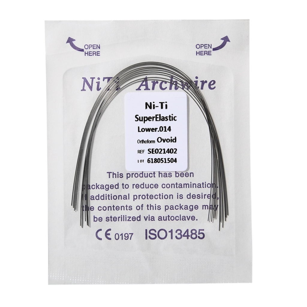1 Pack Dental Orthodontic Super Elastic Niti Round Arch Wire 10 Sizes Ovoid | Shopee Malaysia