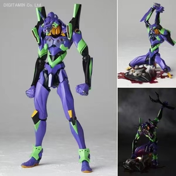 EVA EVANGELION Figurines Warrior Human Instrumentality Project EVA-01 ...