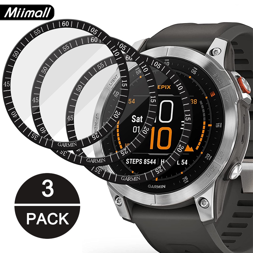 Miimall Garmin Epix Gen1/Gen2 Screen Protector,Max Coverage Anti ...