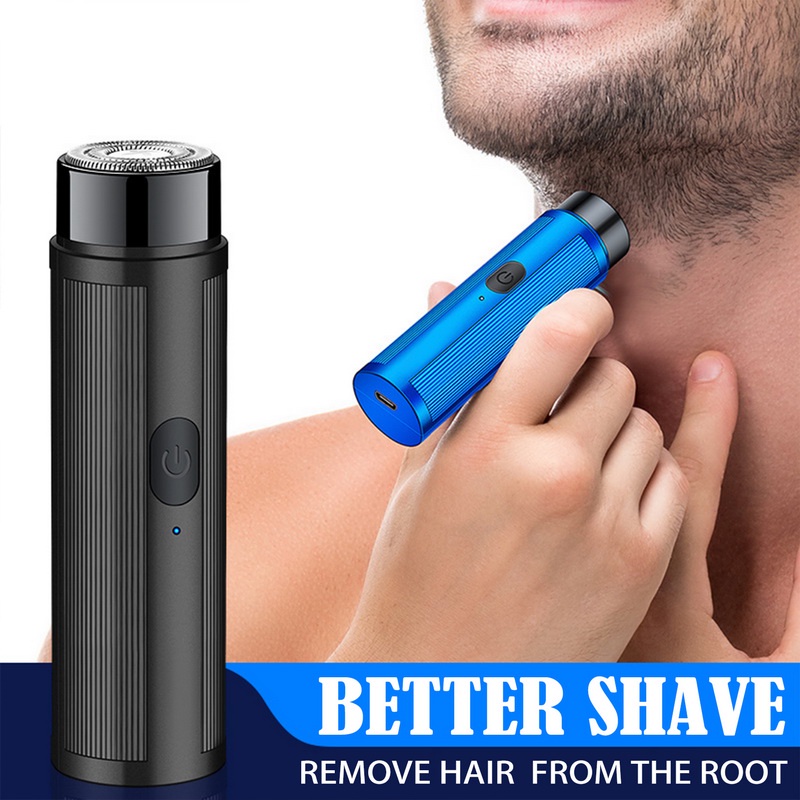Men's Mini Electric Shaver Automatic Razor Trimmer Portable Beard Knife ...