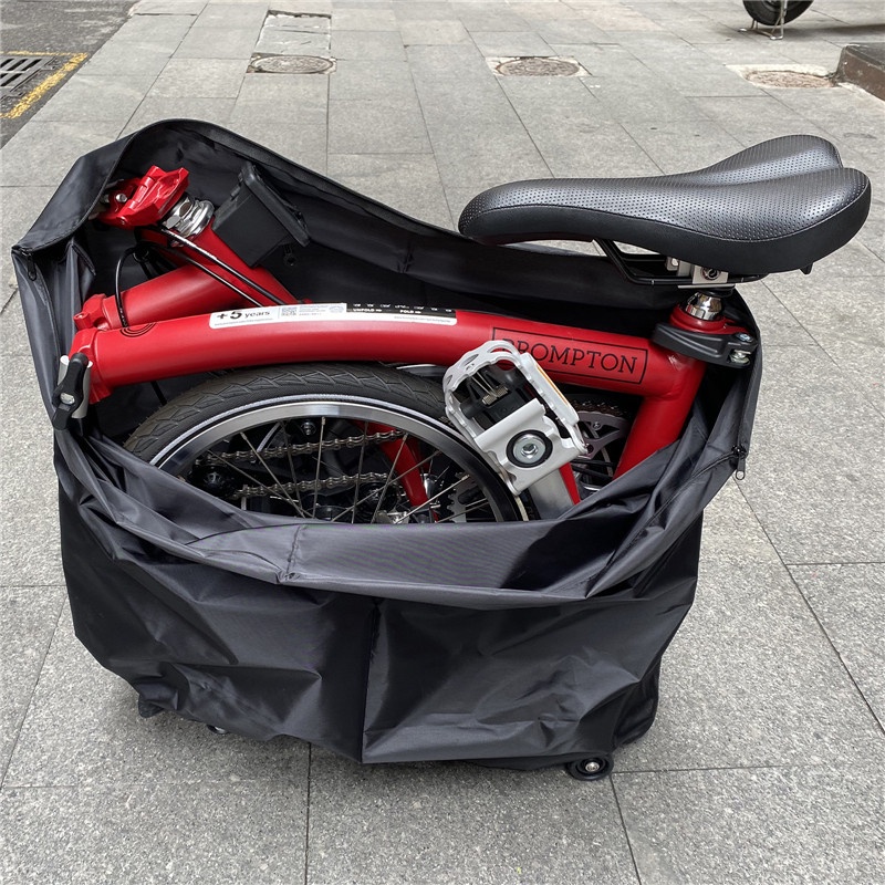 Loading Bag for Brompton Bike Dust Cover Storage Bag Hidden Into Frame ...