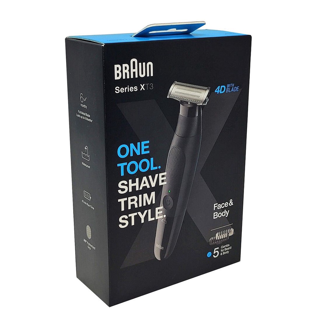 Braun Series X XT3200 All-in-one Electric Razor and Beard Trimmer (EU ...
