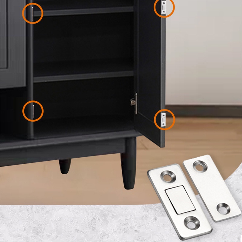 Invisible Hole Free Door Suction Ultra-thin Push-pull Cabinet Door ...