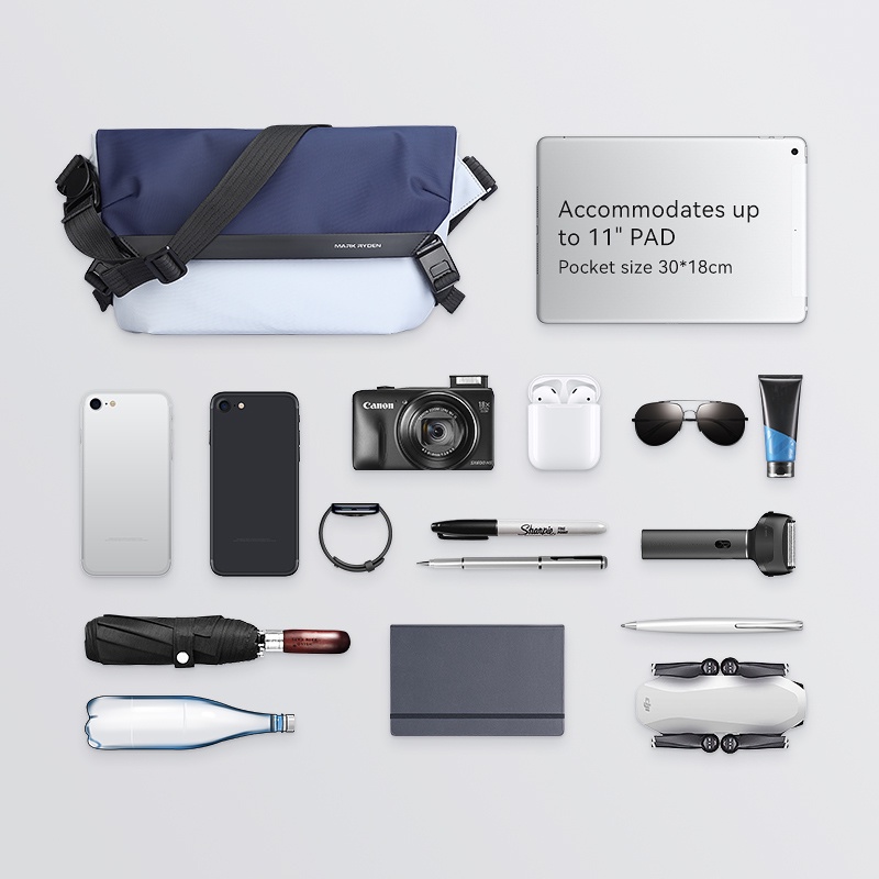 MARK RYDEN Sling Bag Men Beg Selendang Lelaki Splash Proof Shoulder Bag ...