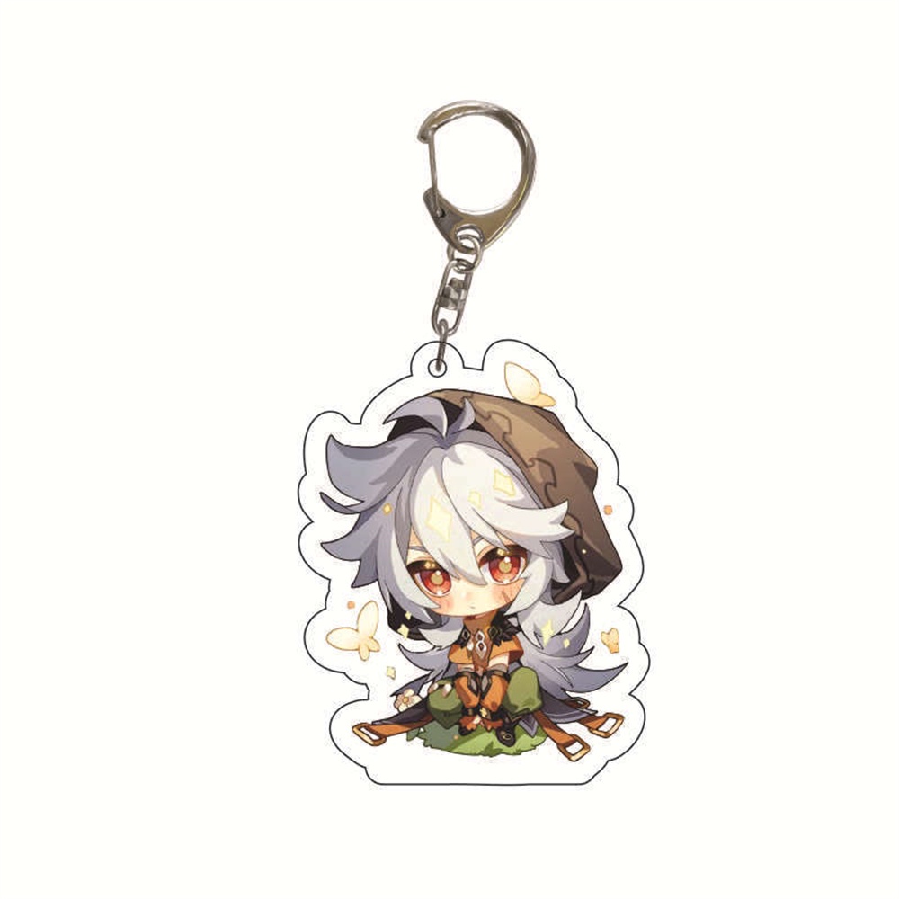 Cute Genshin Impact Game Character Acrylic Keychain SAYU Yoimiya Kazuha ...