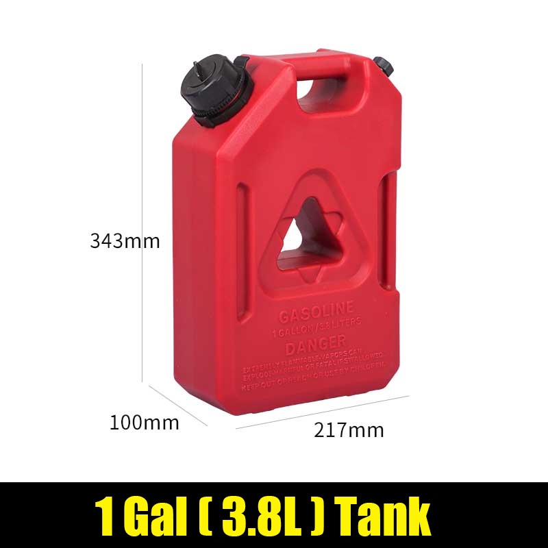 3.8L Fuel Tank Plastic Petrol Can Car Jerry Cans Mount Motorcycle ...