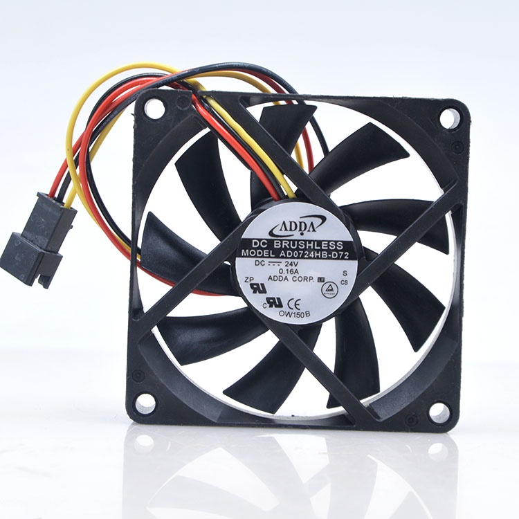 Taiwan ADDA 24V AD0724HB-D72/D71 Denvers Inverter 0.16A Cooling Fan Lux ...