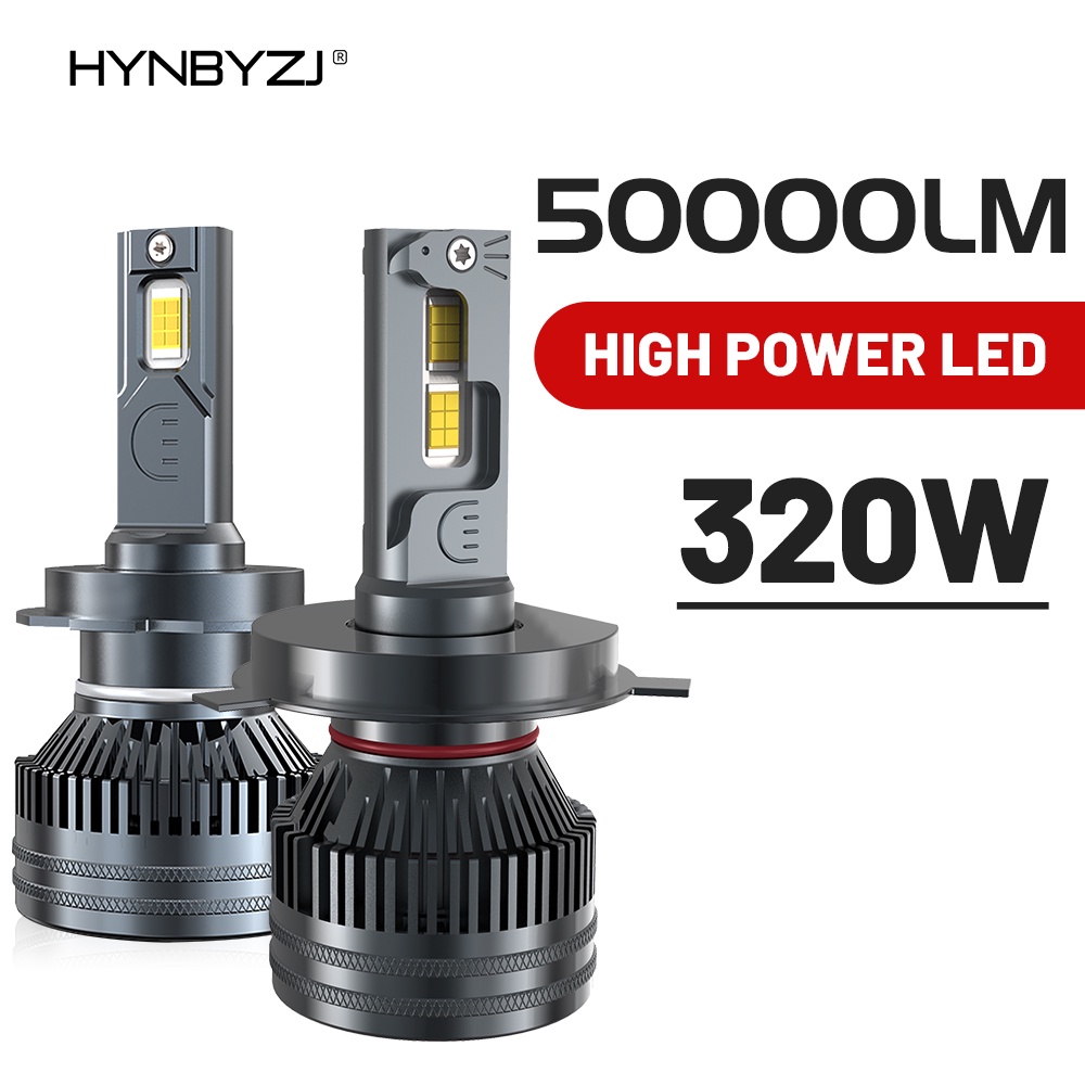 HYNBYZJ 2PCS H7 H4 LED Headlight H11 H1 H8 H9 9012 HIR2 9006 LED Lights for Car 12V 24V 6000K ...