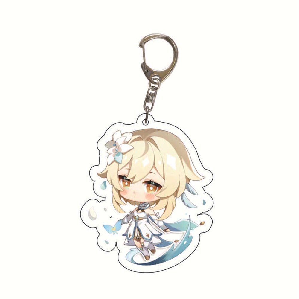 Cute Genshin Impact Game Character Acrylic Keychain SAYU Yoimiya Kazuha ...