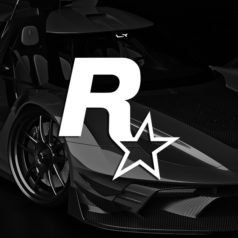 Car sticker JDM modified video game peripheral GTA5 flying car R star ...