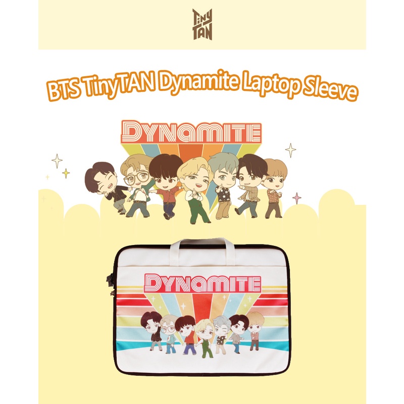 [BTS] TinyTAN Dynamite Laptop Sleeve with All 7 Members 13 inche size ...