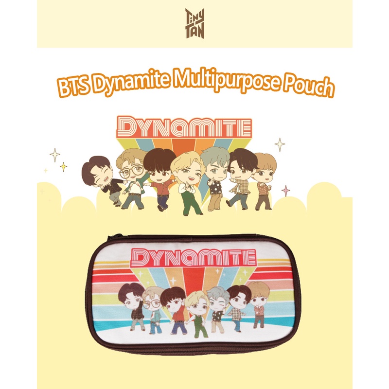 [BTS] TinyTAN Dynamite Multi-Purpose Pouch with All 7 Members | Shopee ...