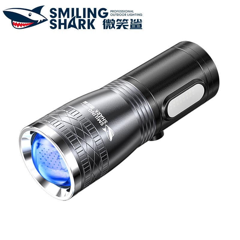 SmilingShark DY3003 Mulitfunciton led Flashlight for Fishing 1500lm ...