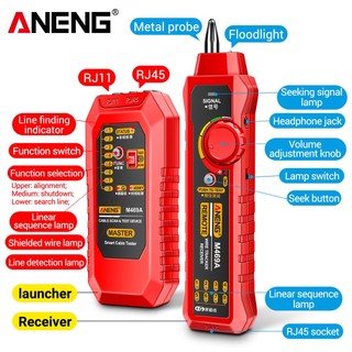 ANENG Network Cable Tracker M469A Networking Analyzer RJ45 RJ11 Telephone Line Network Wire ...