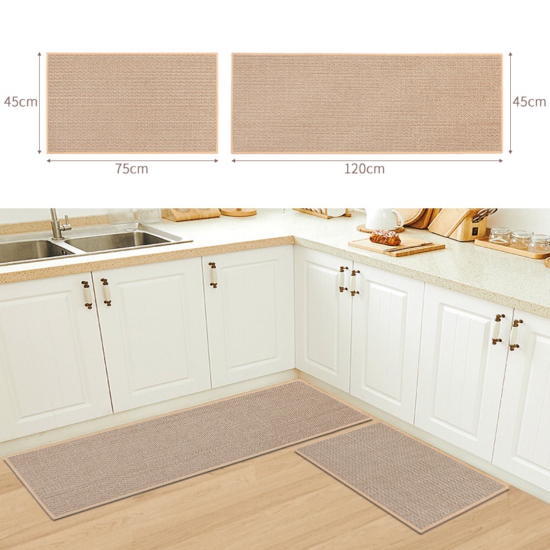 E MEIJIA Alas Lapik Kaki Dapur Kitchen Floor Mat Tatami Carpet Anti ...
