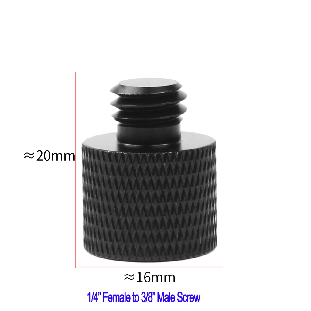 XT-XINTE 1x Conversion Screw 1/4 to 1/4 3/8 inch M4 M5 M6 M8 M10 ...