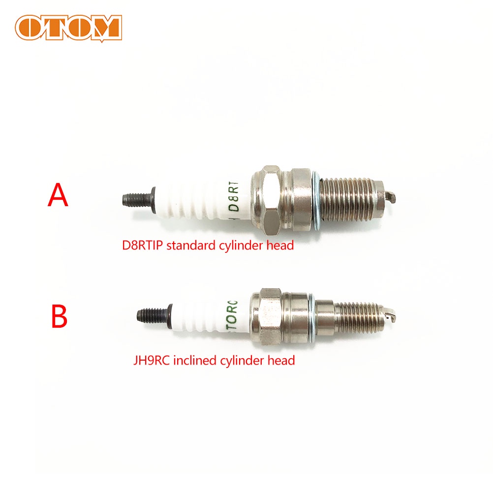 OTOM Motorcycle Spark Plug Standard Inclined Cover Cylinder Head ...