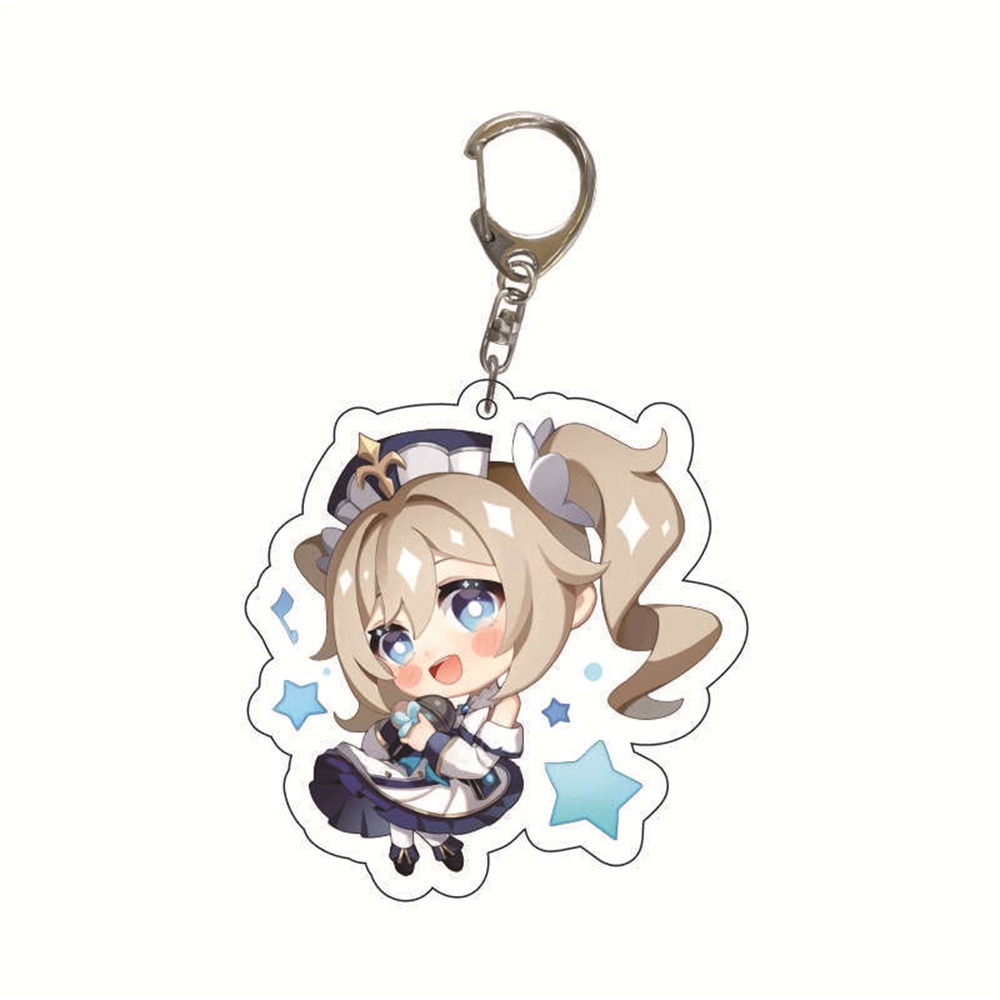 Cute Genshin Impact Game Character Acrylic Keychain SAYU Yoimiya Kazuha ...
