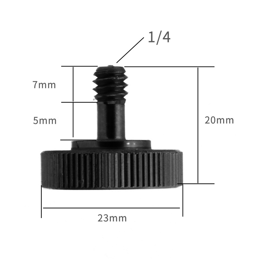 XT-XINTE 1x Conversion Screw 1/4 to 1/4 3/8 inch M4 M5 M6 M8 M10 ...