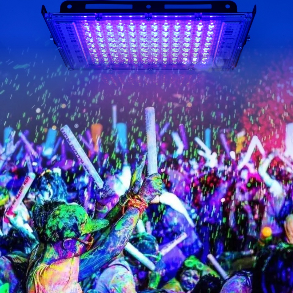 Got Liang Led UV Floodlight 110V 220V 50W 100W Party Light 395nm 400nm ...
