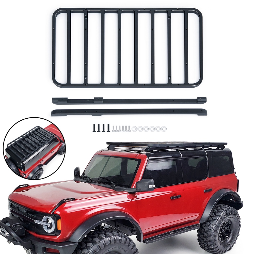 Metal Luggage Roof Rack for Traxxas TRX4 TRX-4 Bronco 1/10 RC Crawler ...