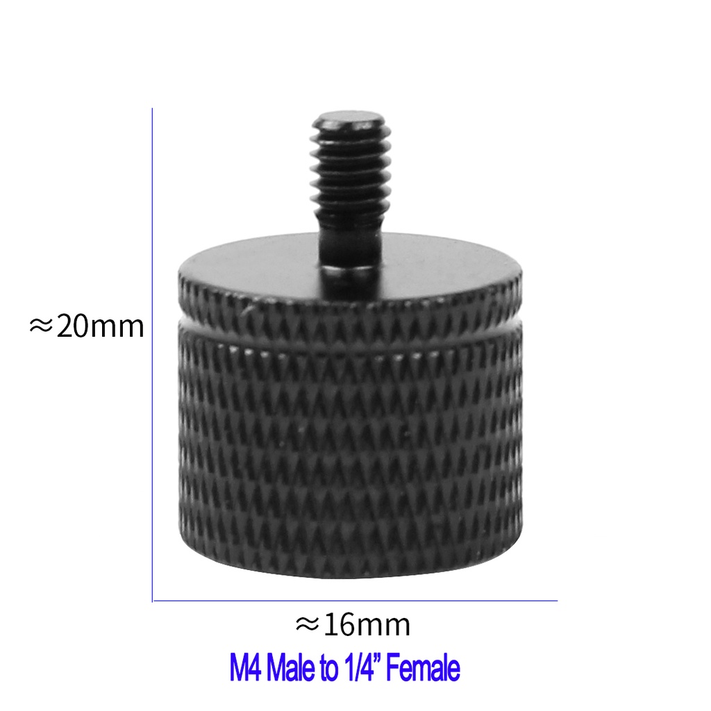 XT-XINTE 1x Conversion Screw 1/4 to 1/4 3/8 inch M4 M5 M6 M8 M10 ...
