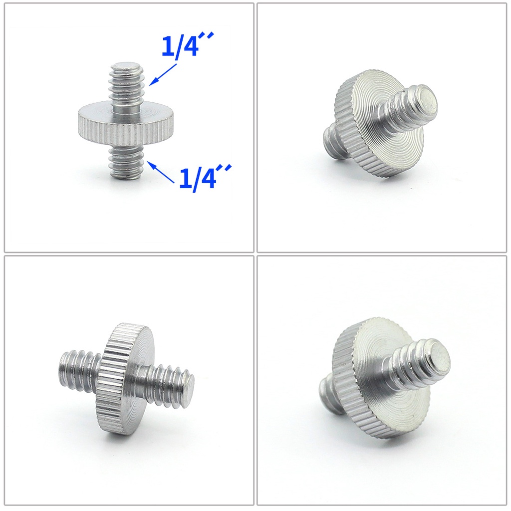 XT-XINTE 1/4 3/8 Male to Female Thread Screw Mount Adapter Tripod Plate ...