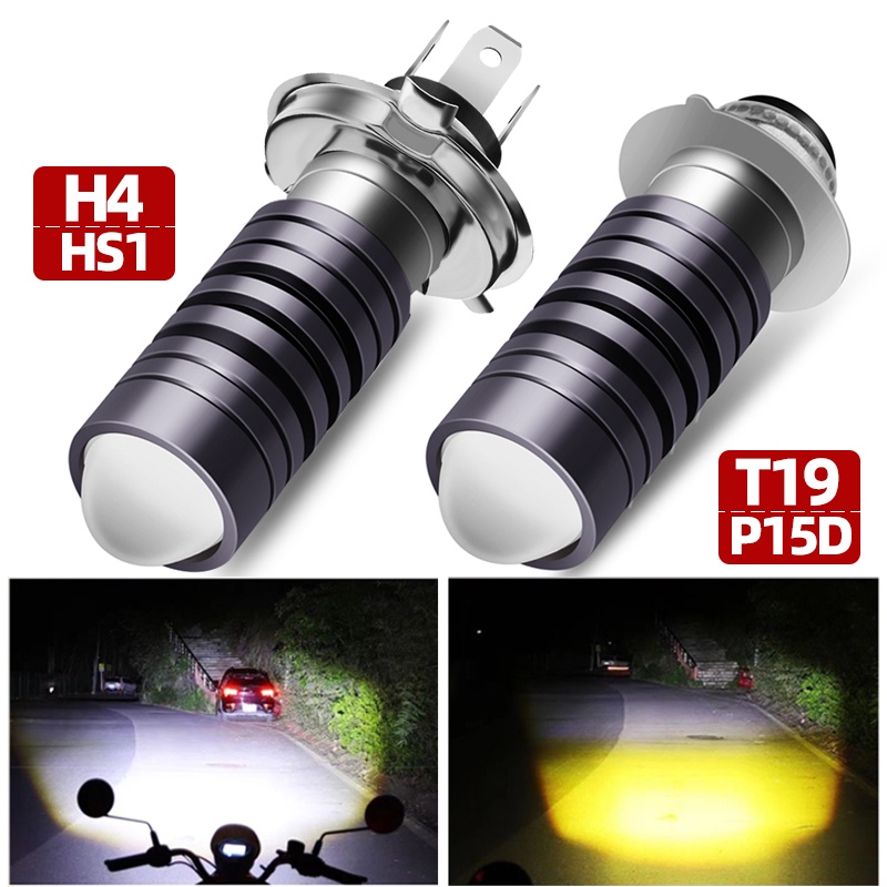 All New Dual Color T19/P15D/PX15D/H6M/H4/HS1/Ba20D/H6 LED Headlight ...