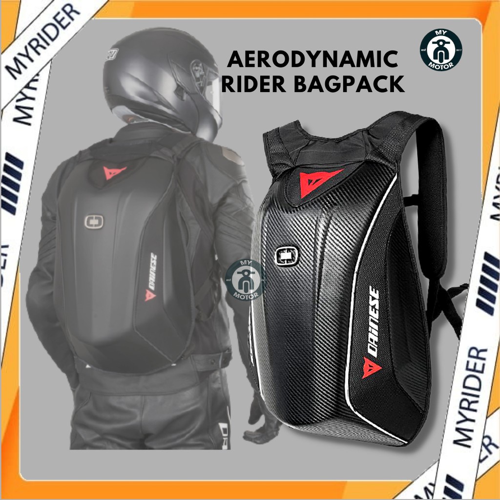 LY SHOP Original D-Mach Motorcycle Riding Laptop Backpack Carbon Hard ...