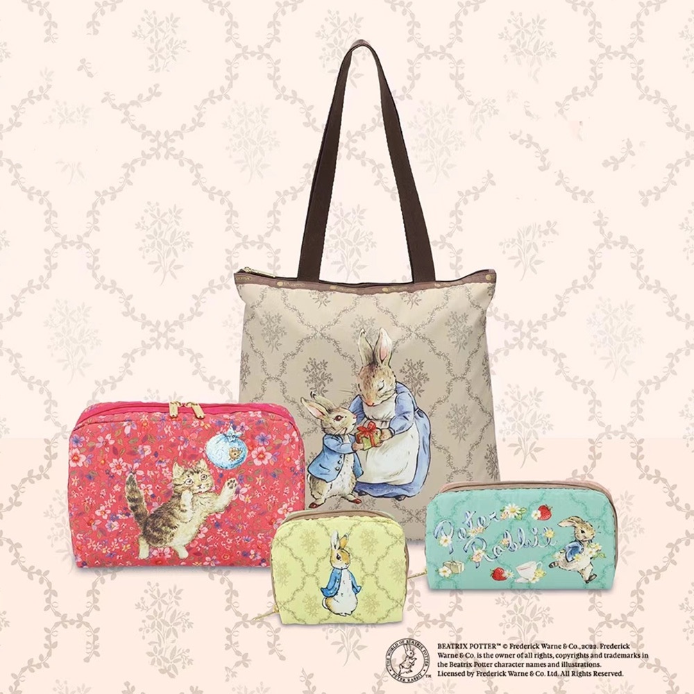 LeSportsac Cartoon Print Peter Rabbit Fashion Female Bag/Large Capacity ...