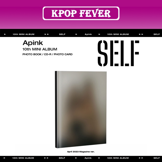 Apink - SELF [APRIL 2023 MAGAZINE Ver. ] (10th Mini Album ) | Shopee Malaysia