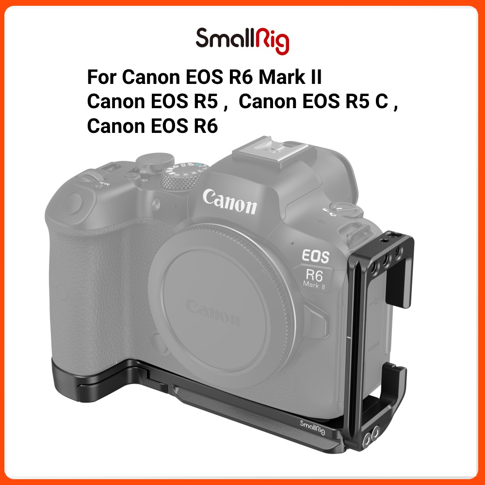 SmallRig L-Shape Mount Plate for Canon EOS R6 Mark II / R5 / R5 C / R6 ...