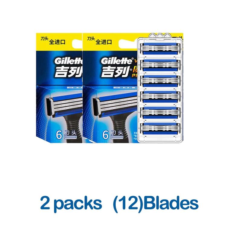 Gillette Sensor Excel Men's Razor Blade Replace Heads Facial Beard ...