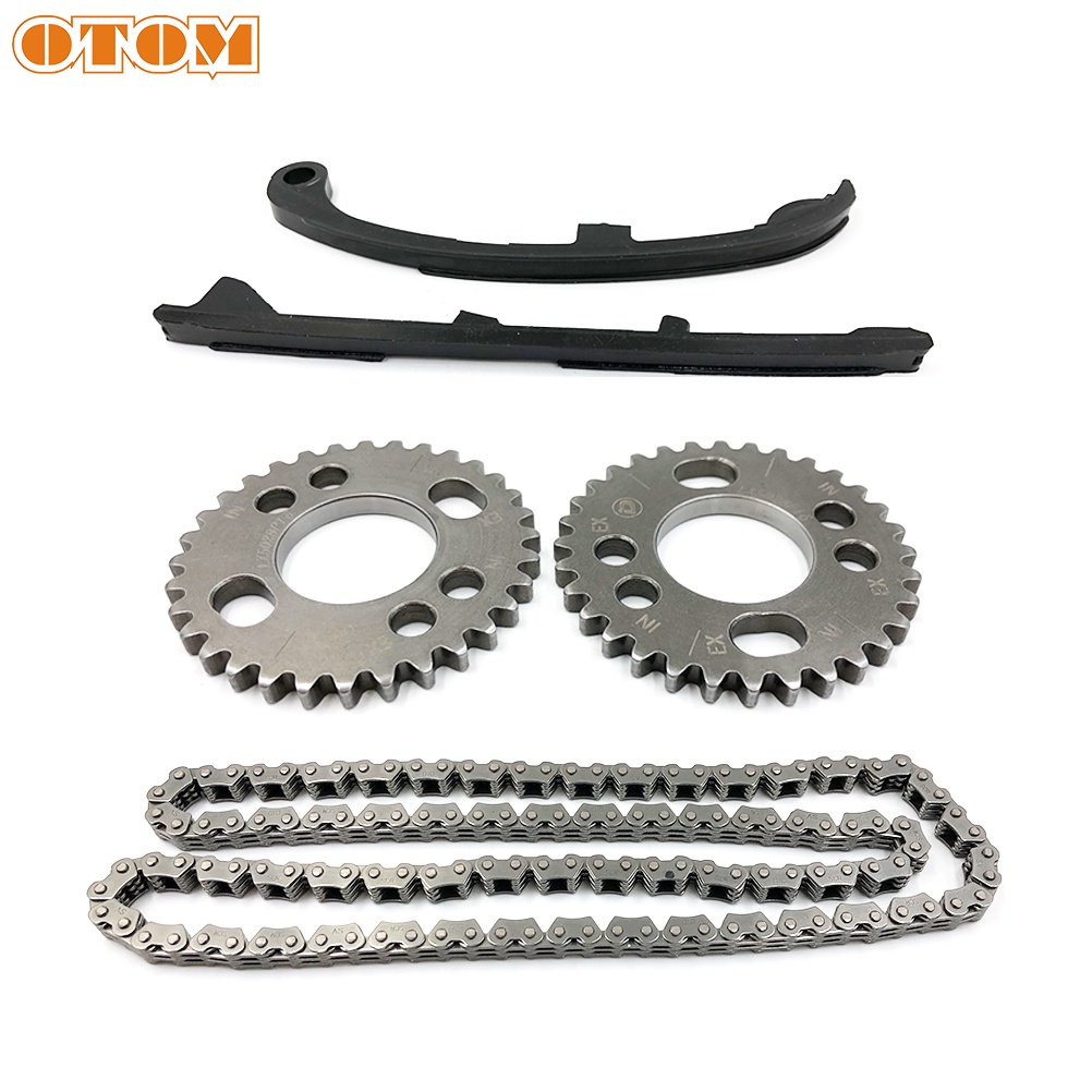 OTOM Motorcycle Timing Chain Sprocket Guide Bar Tensioner Engine Kit ...